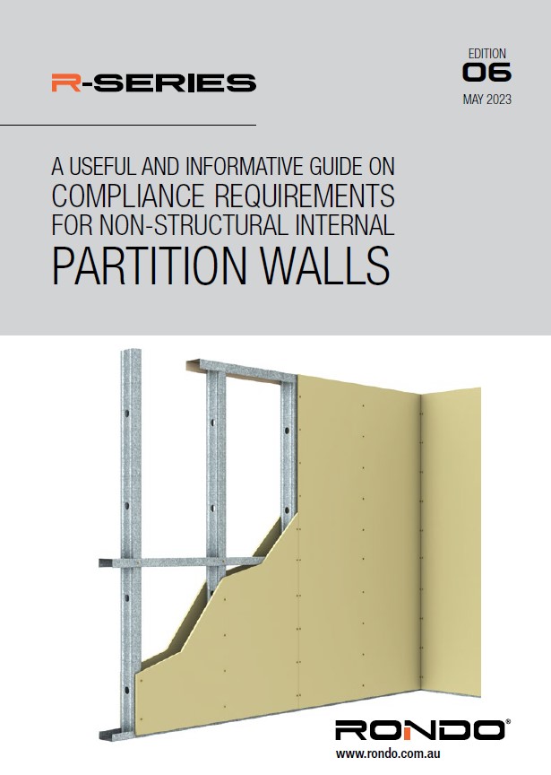 Compliance criteria for Non-Structural Internal Partition Walls Guide